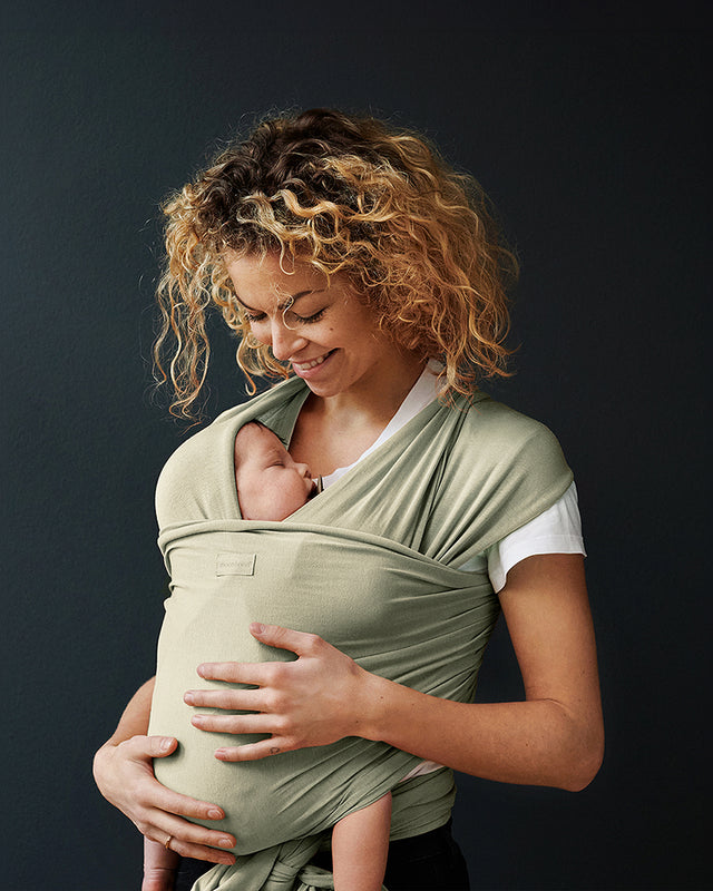 Strækvikle til nyfødt eller baby i økologisk bomuld | Moonboon